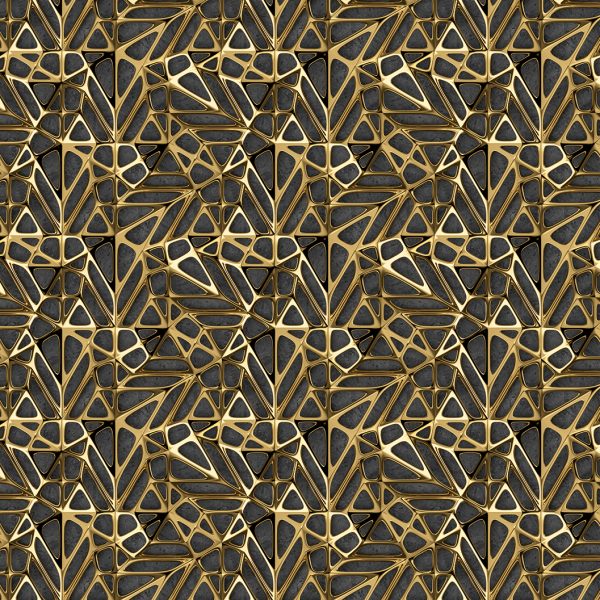 Gypsum Peacocks With Gold Adecohome