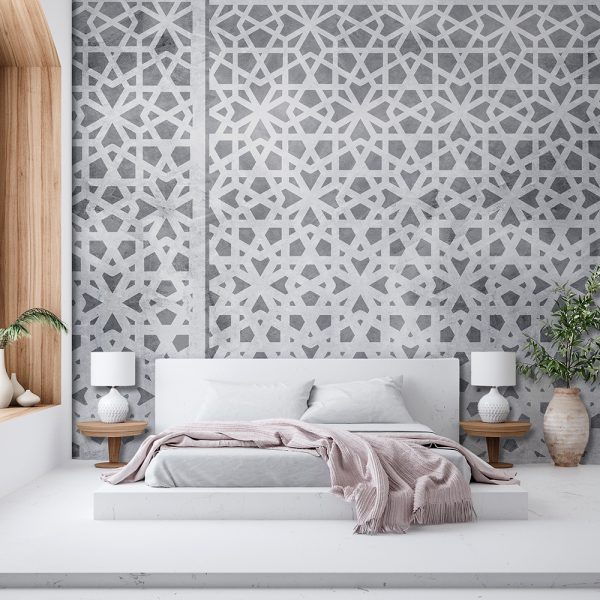 Grey Islamic Patterns – Adecohome